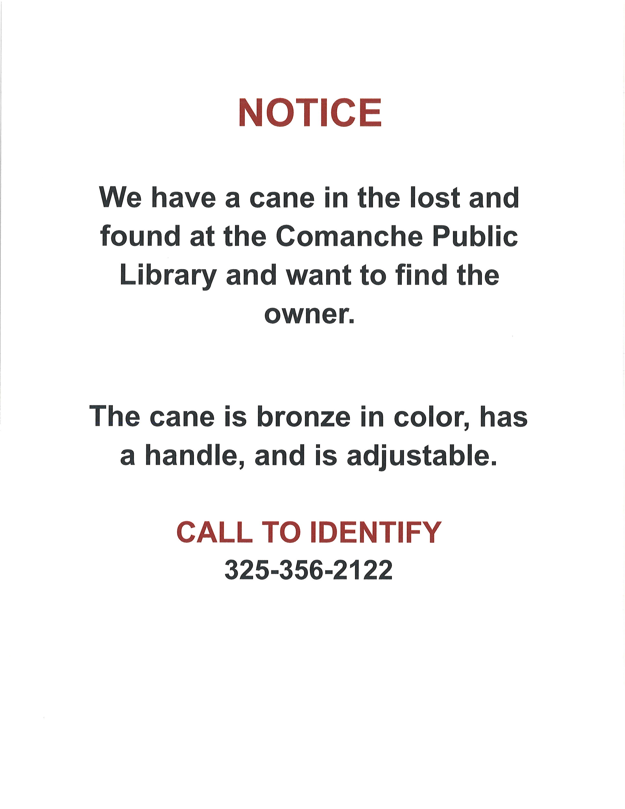 Welcome to Comanche Public Library — Comanche Public Library